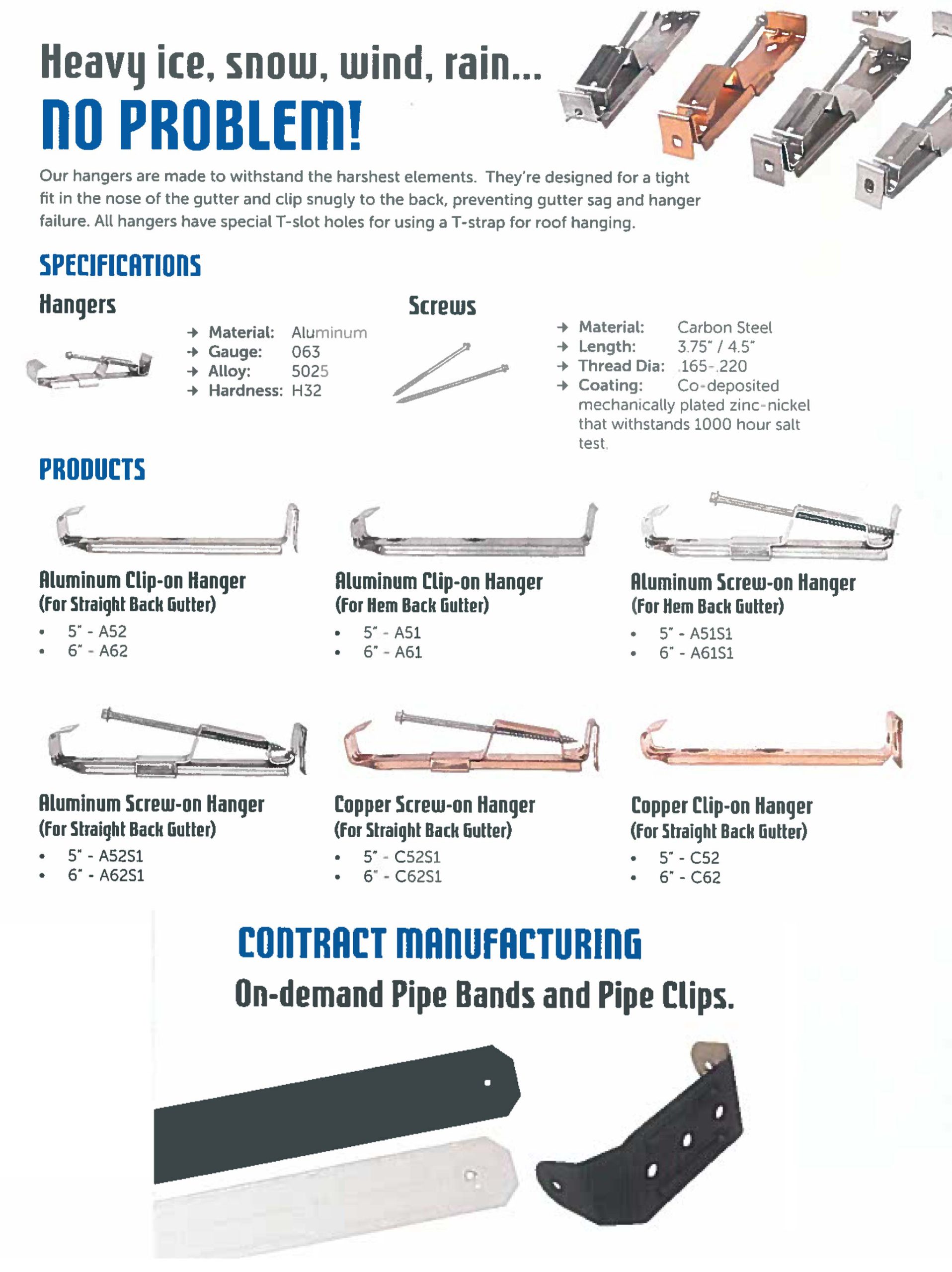 Gutter Hangers - JR Metal
